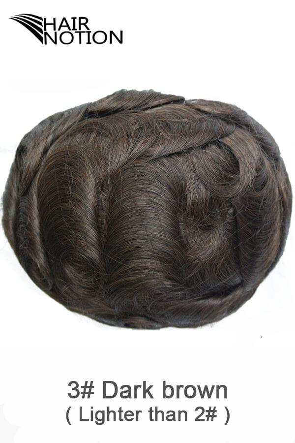 HairNotion Men's Toupee Color Selection | Find Your Perfect Shade Today!