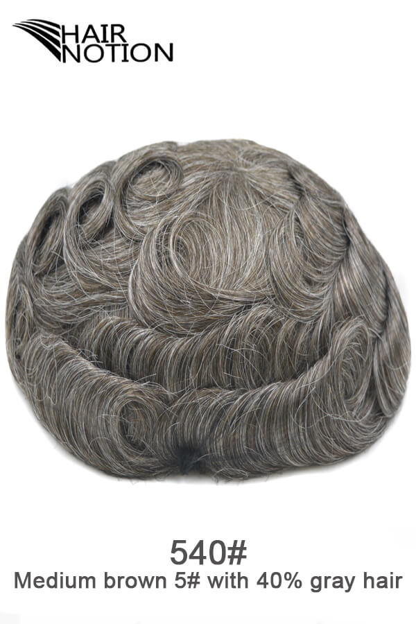 HairNotion Men's Toupee Color Selection | Find Your Perfect Shade Today!